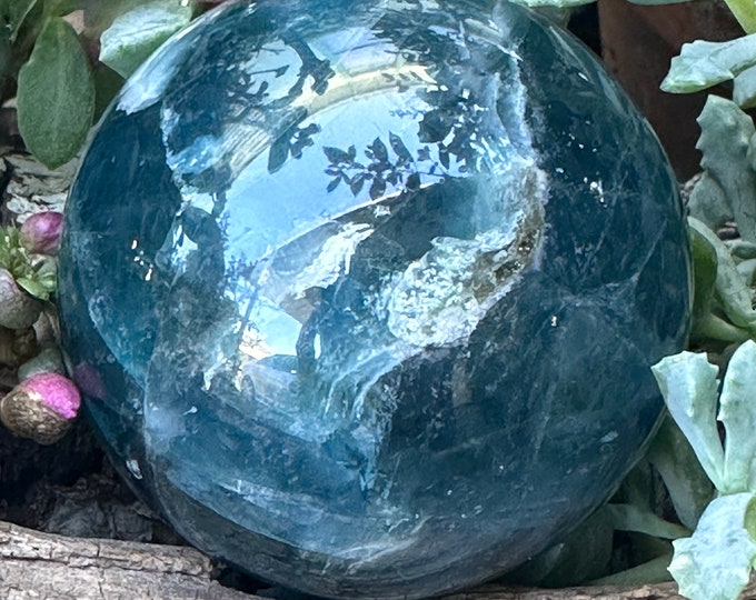 Beautiful High Quality Blue Fluorite Sphere - Etsy