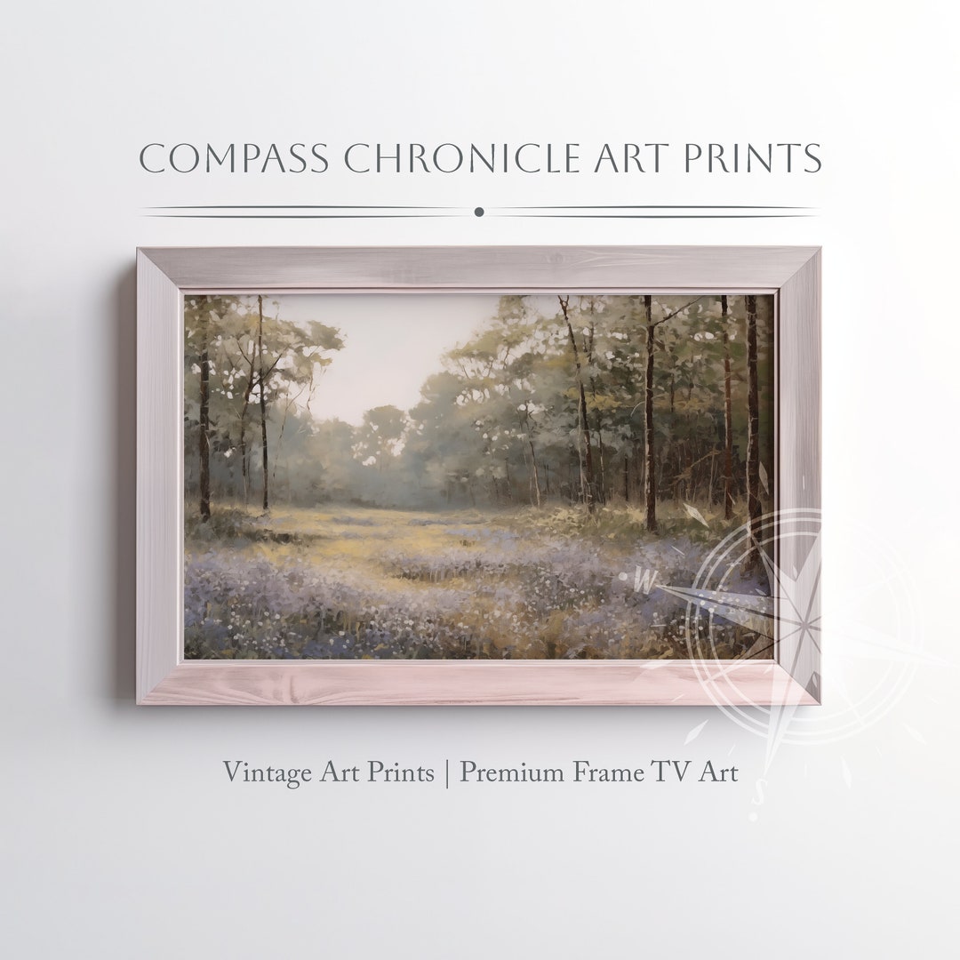 Printable Forest Painting, Digital Painting, Spring Vibes, Naturecore ...