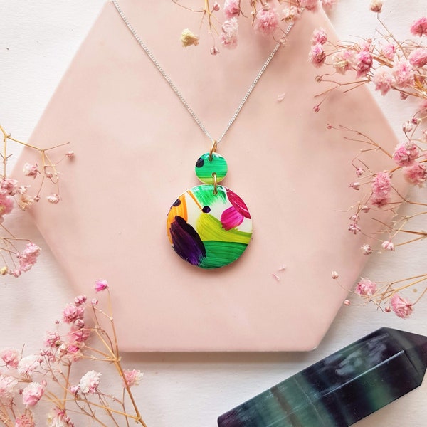 Clay Heart Pendant - Etsy