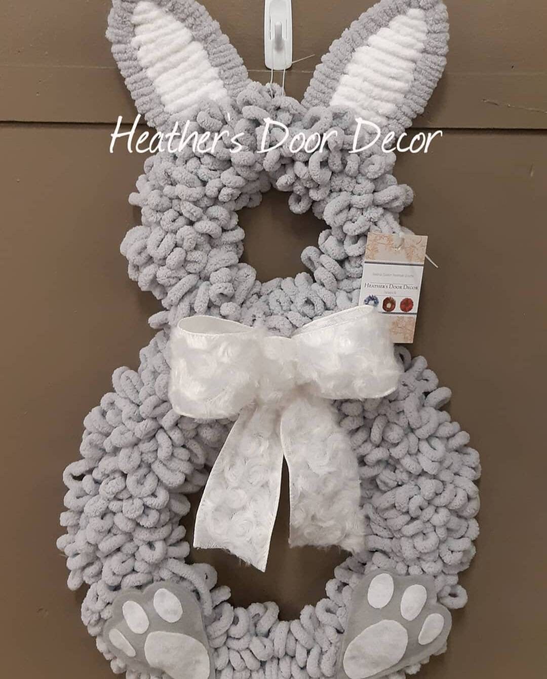 Wreath Tutorial, Easter Bunny Wreath DYI, Easter Wreath, Easter Wreath ...