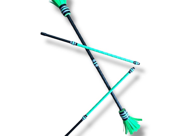 Slimer Juggling Flower Flow Devil Sticks Stix Hand Luna Hippie Light ...