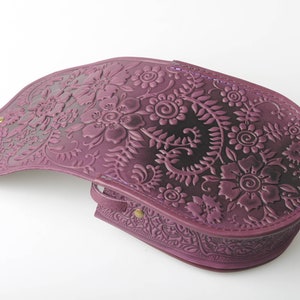 Purple Mini Purse Mini Bag Crossbody Purple Leather Bag | Etsy