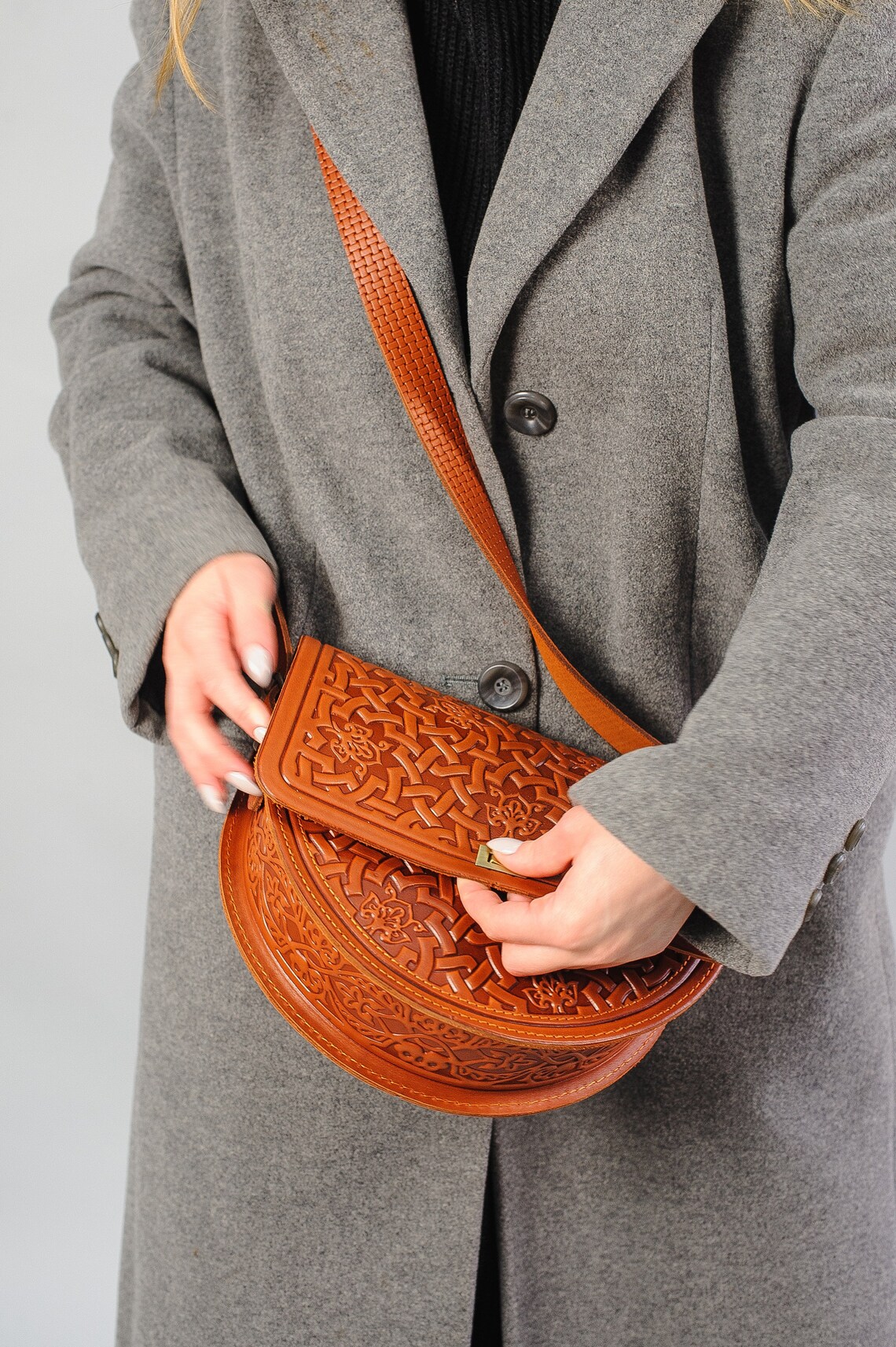 Foxy Leather Purse Big Shoulder Bag Foxy Genuine Leather - Etsy