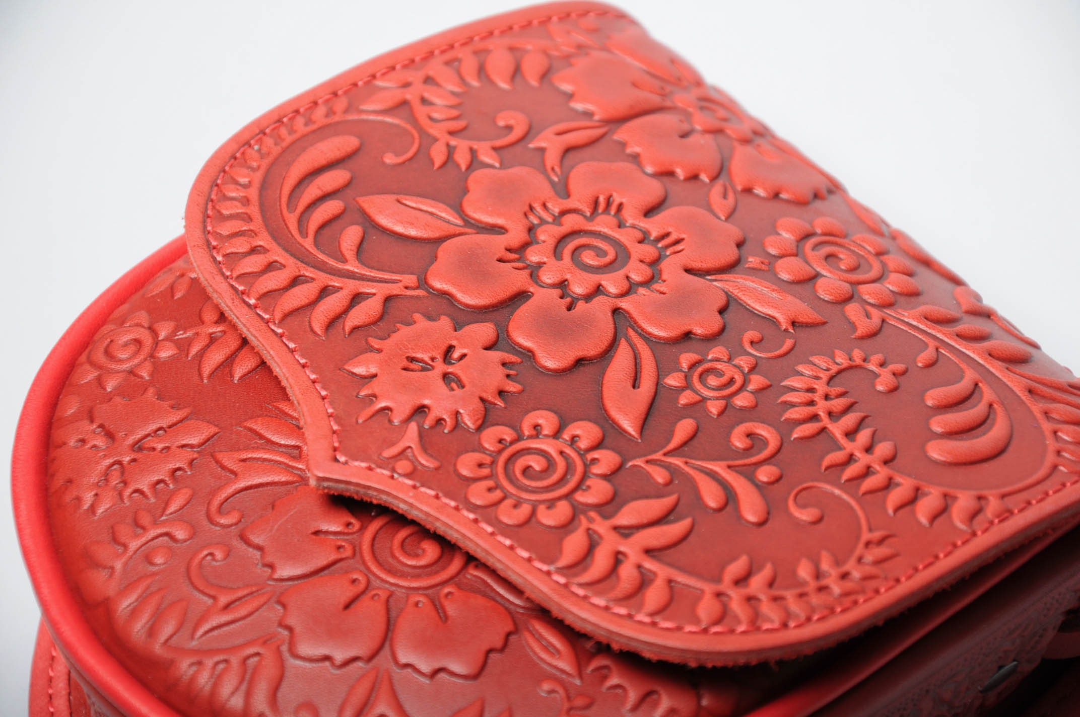 Red Mini Purse Leather Small Purse Small Feminine Bag Hot | Etsy