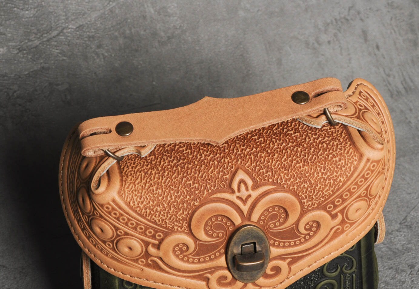 Leather Boho Rucksack Leather Backpack Women Beigebrown - Etsy