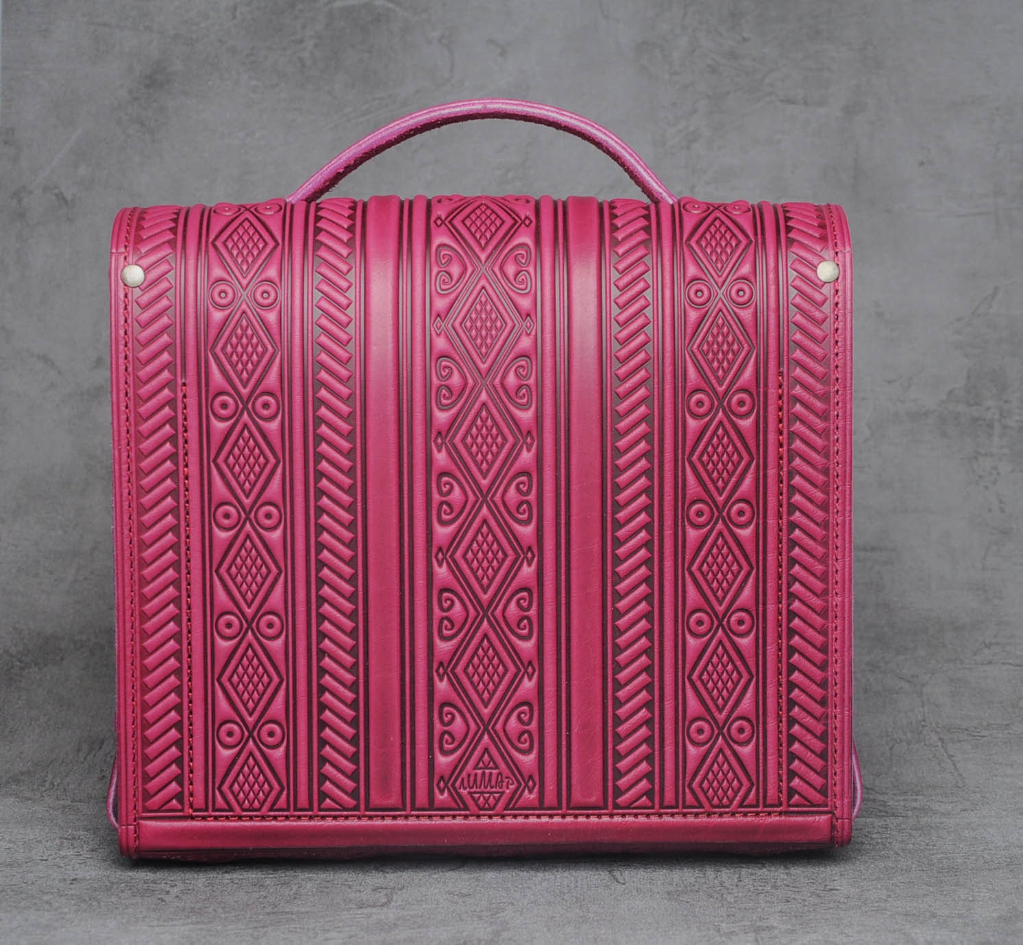 Pink Leather Satchel Bag Pink Brief Case Genuine Leather | Etsy