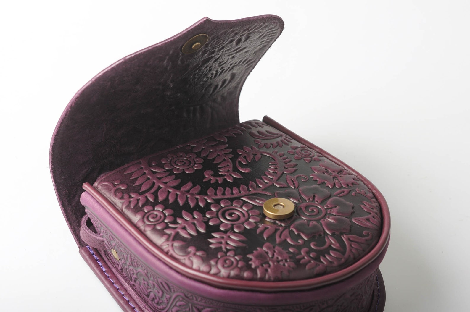 Purple Mini Purse Mini Bag Crossbody Purple Leather Bag | Etsy