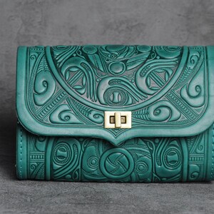 Turquoise Fanny Pack, Belt Purse for Women, Turquoise Leather Belt Bag ...