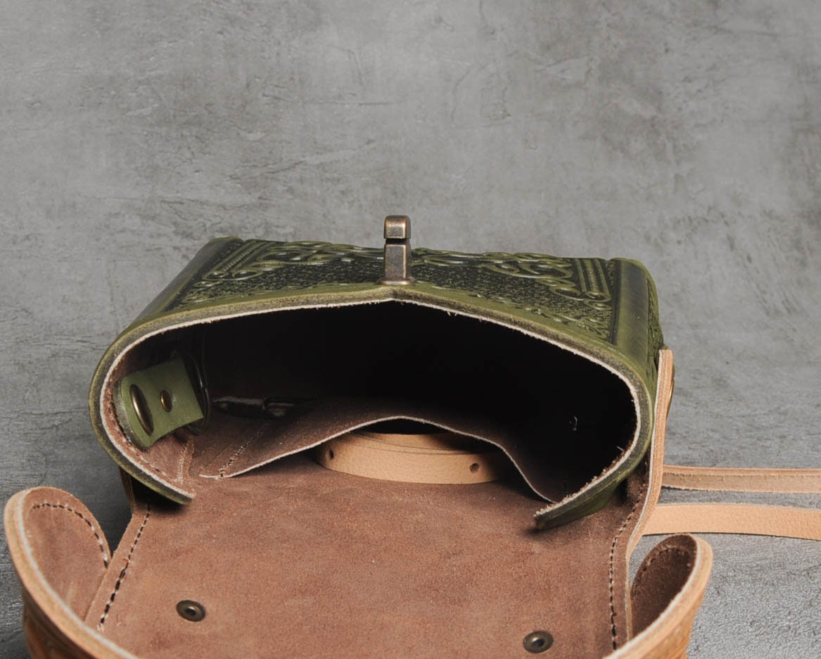 Leather Boho Rucksack Leather Backpack Women Beigebrown - Etsy