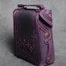 Purple Leather Backpack Small Boho Packpack Leather Backpack - Etsy