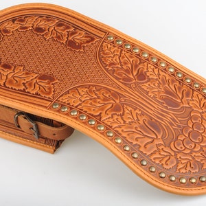 Foxy Bag With Metal Round Leather Bag Embossed Bag Foxy - Etsy