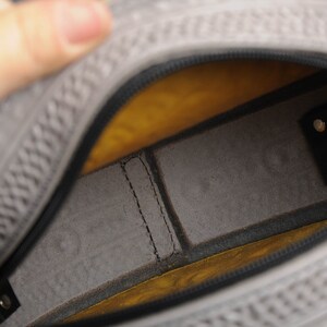 Yellow Round Bag, Yellow Leather Purse, Women Round Bags, Leather ...