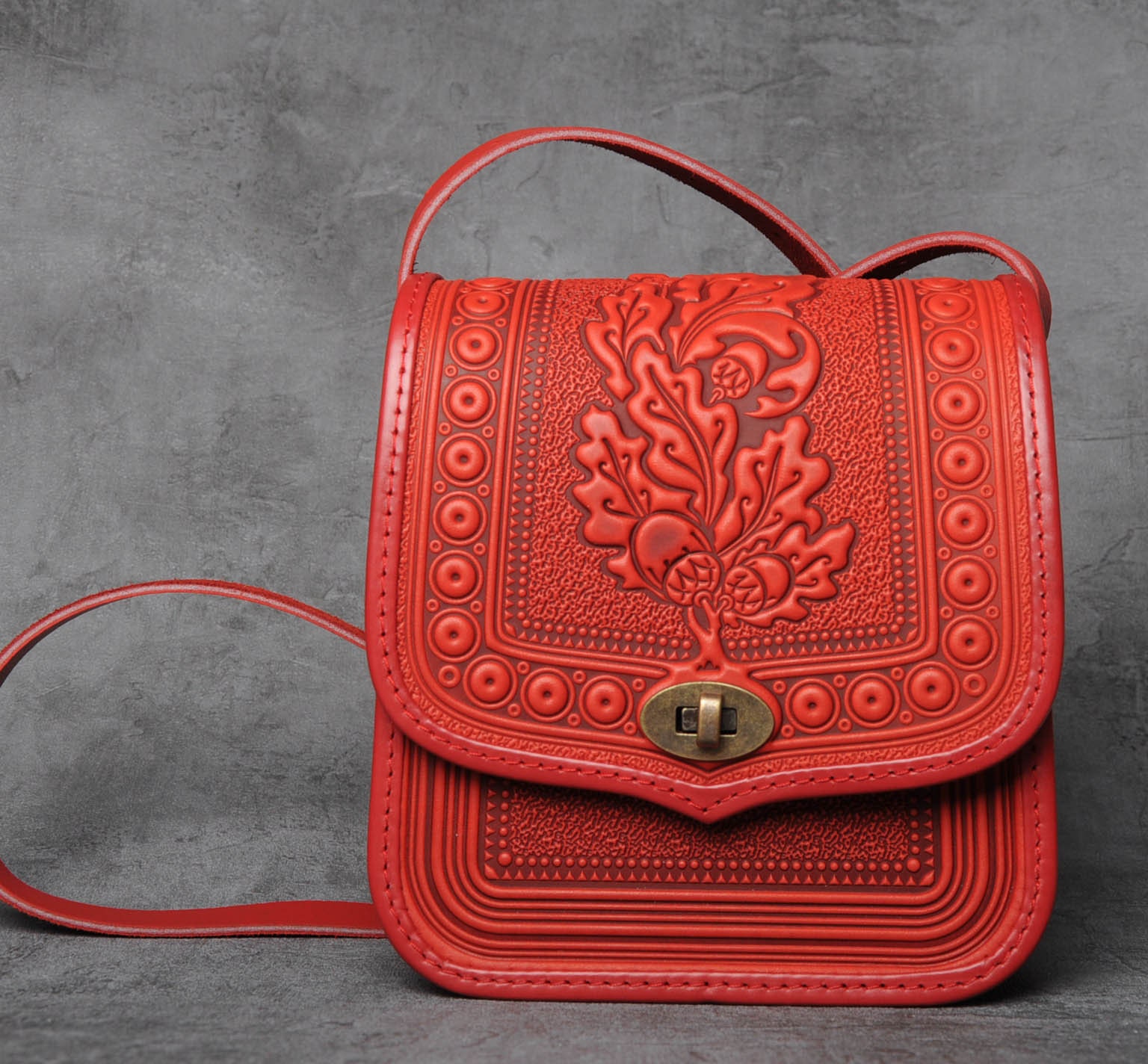 Leather Purses Crossbody Red Bag Womens Red Leather Purse - Etsy