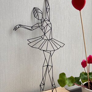 Ballerina Metal Wall Art, Ballerina Wall Decor, Ballerina, Ballerina ...