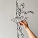 Ballerina Metal Wall Art, Ballerina Wall Decor, Ballerina, Ballerina ...