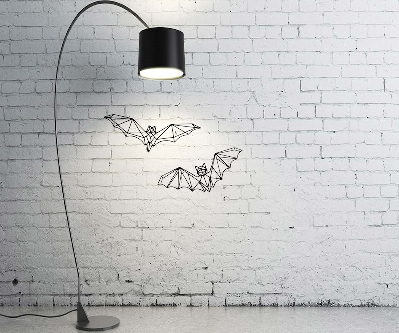 Bat Wall Gothic Decor Halloween Wall Hanging 3D Wall Decor - Etsy