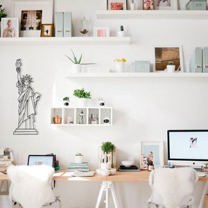 Statue of Liberty Wall Art, Metal Wall Decor, 4th of July Decor ...