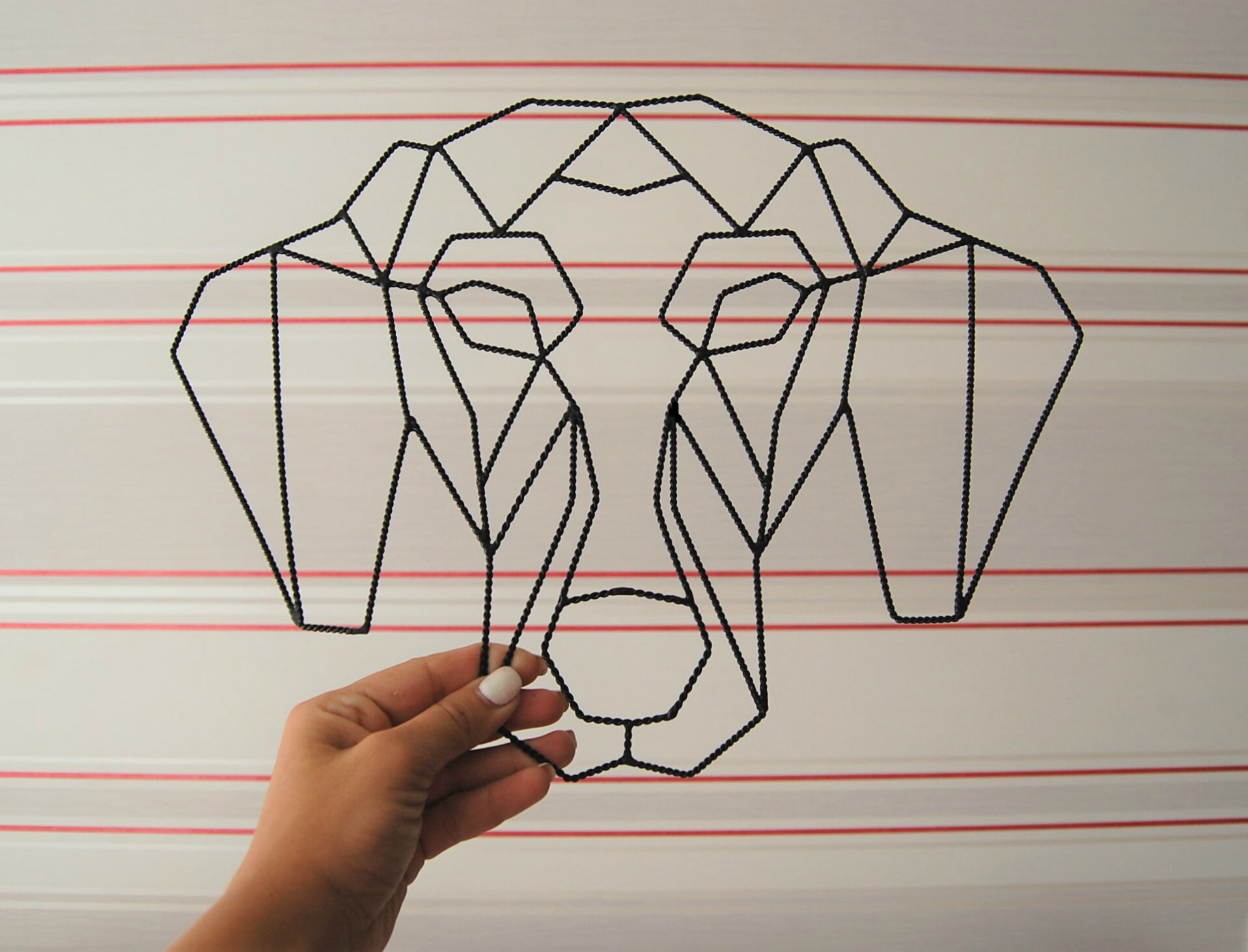 Dachshund Wall Decor Dog Wall Decor Wire Dog Minimalist - Etsy