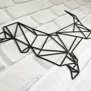 Dachshund Wall Decor, Dog Wall Decor, Wire Dog, Minimalist Design ...
