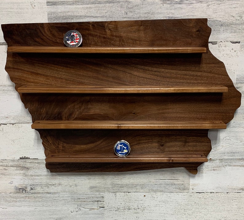 Challenge Coin State Shelves | Etsy