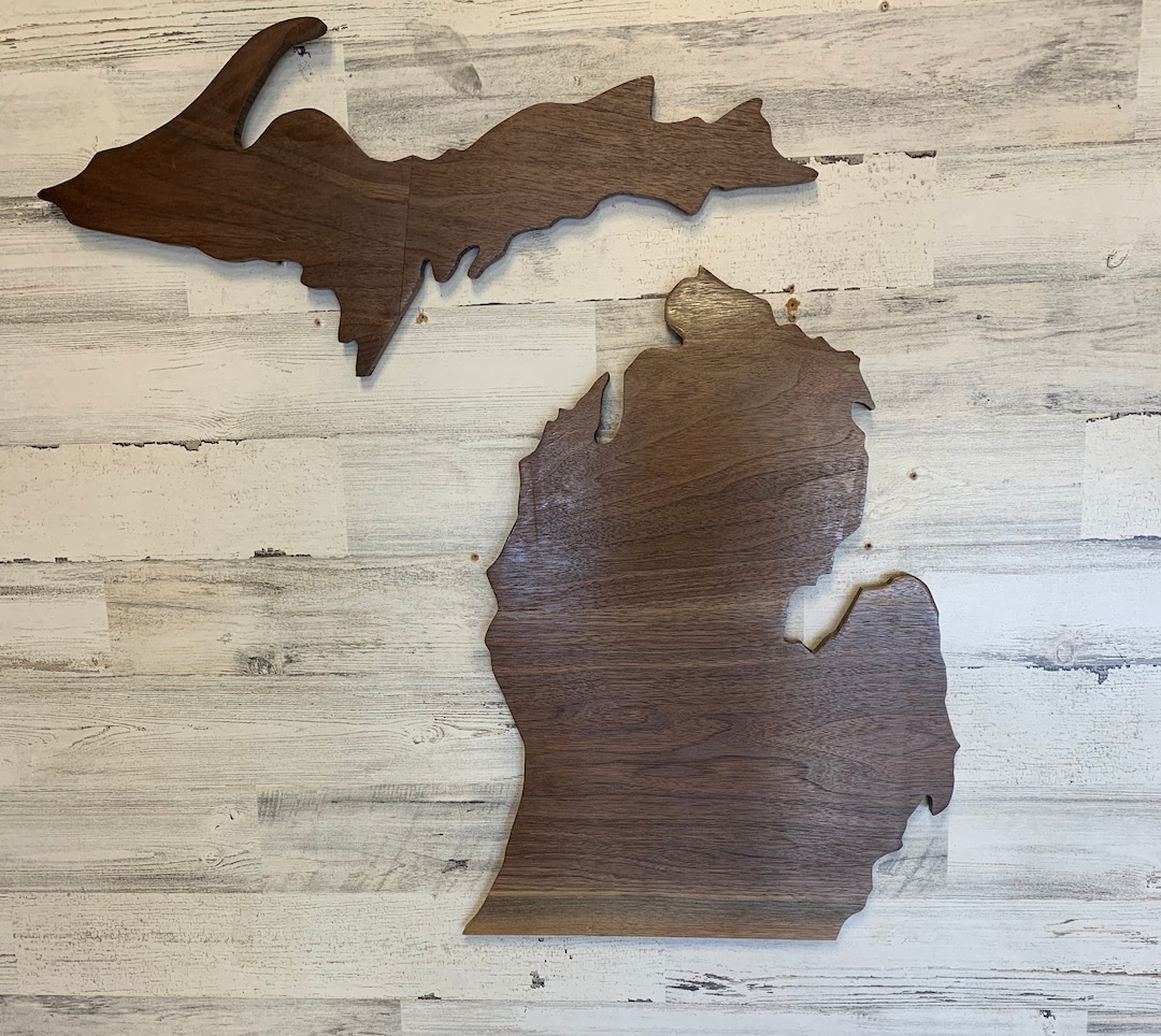 State of Michigan Wall Decor - Etsy