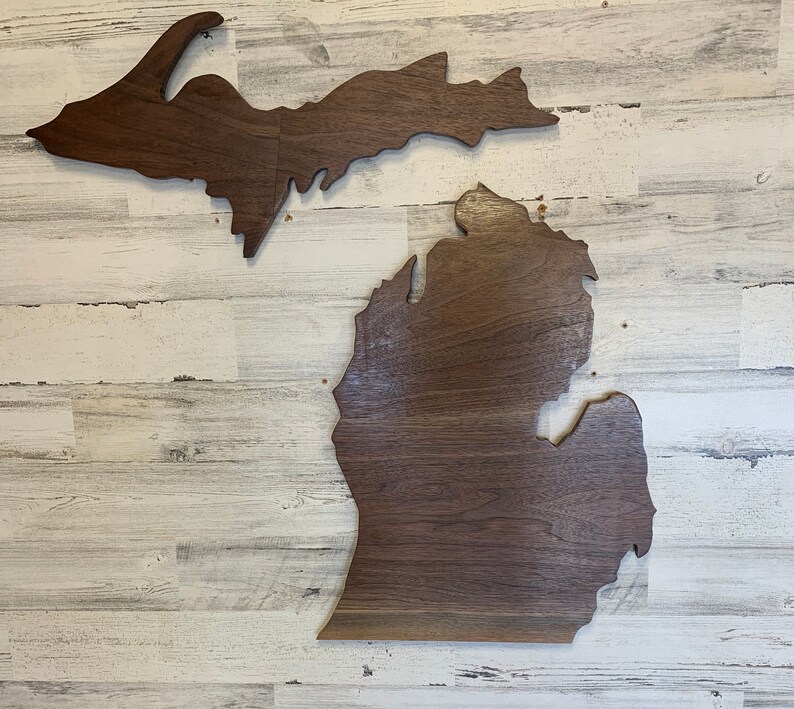 State of Michigan Wall Decor - Etsy