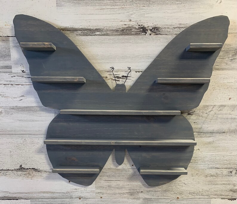 Custom Butterfly Wall Shelves - Etsy