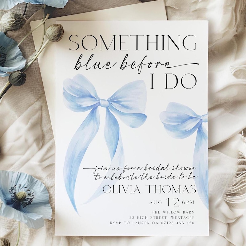 Something Blue Before I Do - Etsy