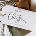 Editable Christmas Gift Tag, Printable Christmas Gift Tag, Holiday ...