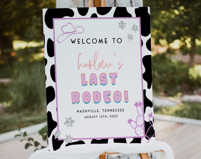 Hoedown Party Welcome Sign Country Western Barn Dace Party Decor - Etsy