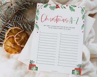 Christmas Festive Trivia Party Game Festive Themed Family Games Festive ...