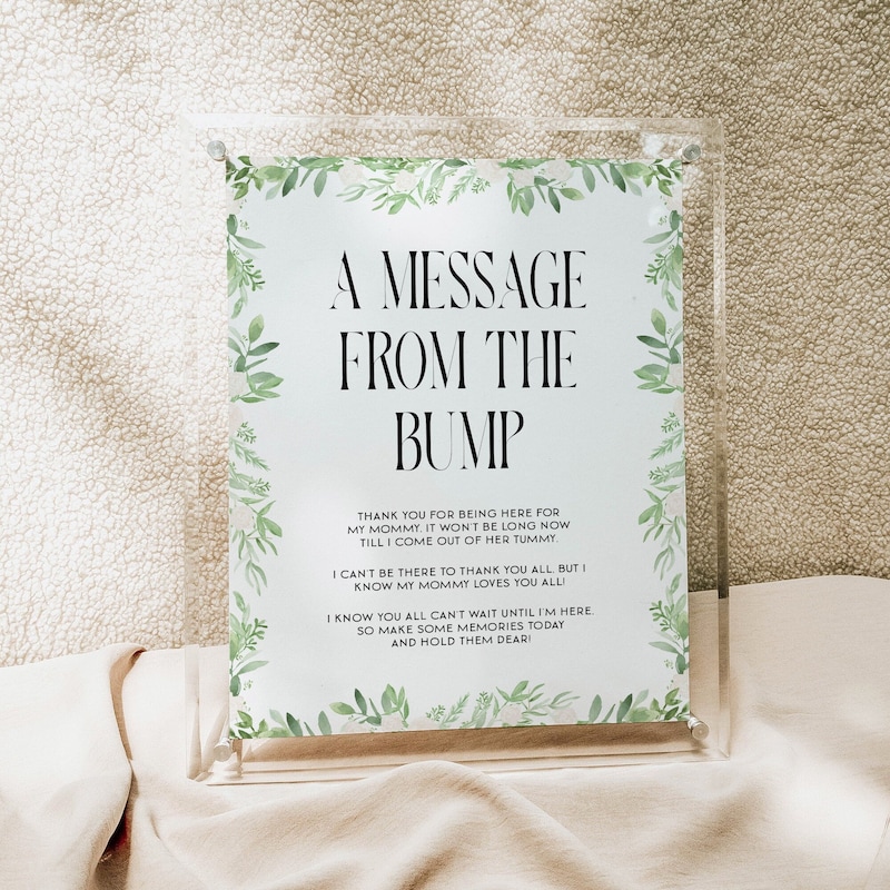 The Bump Message - Etsy