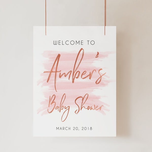 Welcome Sign Bow Baby Shower - Etsy