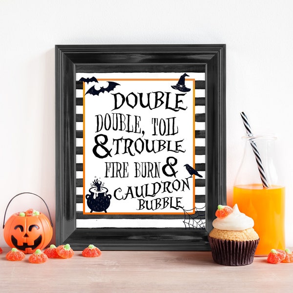 Double Double Toil and Trouble - Etsy