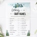 Celebrity Baby Names Game, Printable Baby Shower Games, Adventure ...