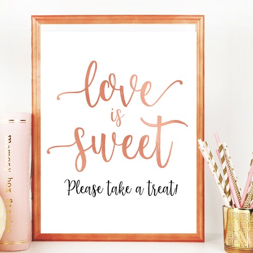 Candy Bar Sign Printable Dessert Table Sign Candy Table | Etsy