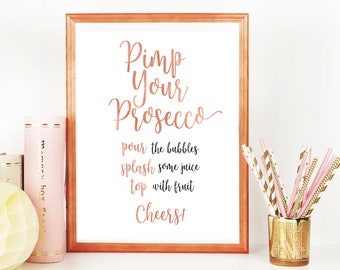 Prosecco Bar Sign | Etsy