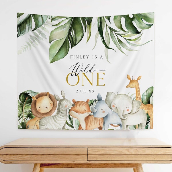 Wild One Backdrop - Etsy