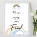 Rainbow Food Baby Shower Signs Food Baby Shower Sign Rainbow - Etsy