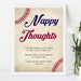 Nappy Thoughts Printable Baby Shower Games Late Night - Etsy UK
