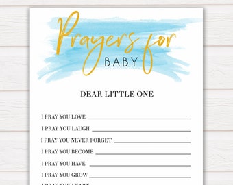 Baby shower prayers | Etsy