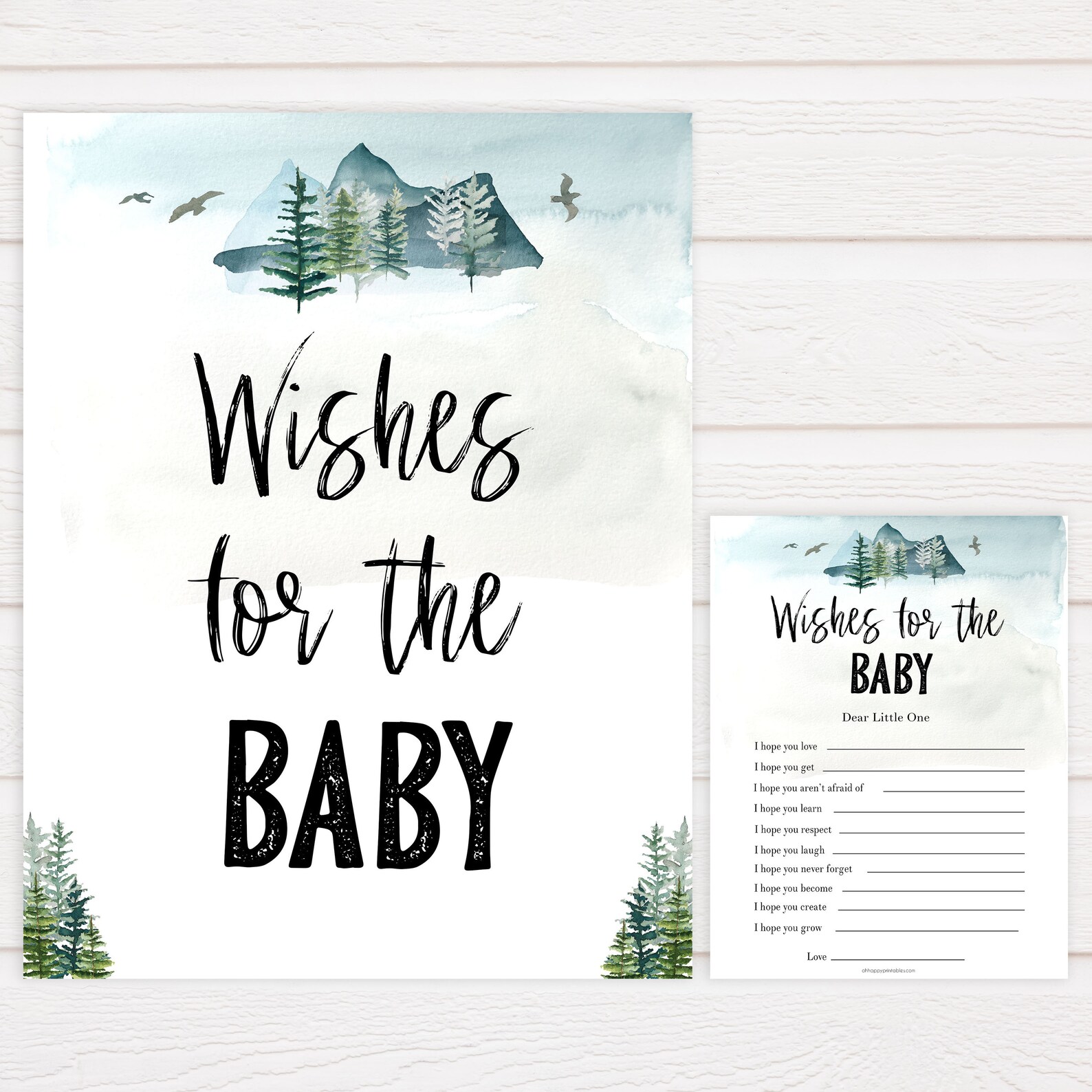Wishes for the Baby Baby Wishes Wishes for the Baby - Etsy