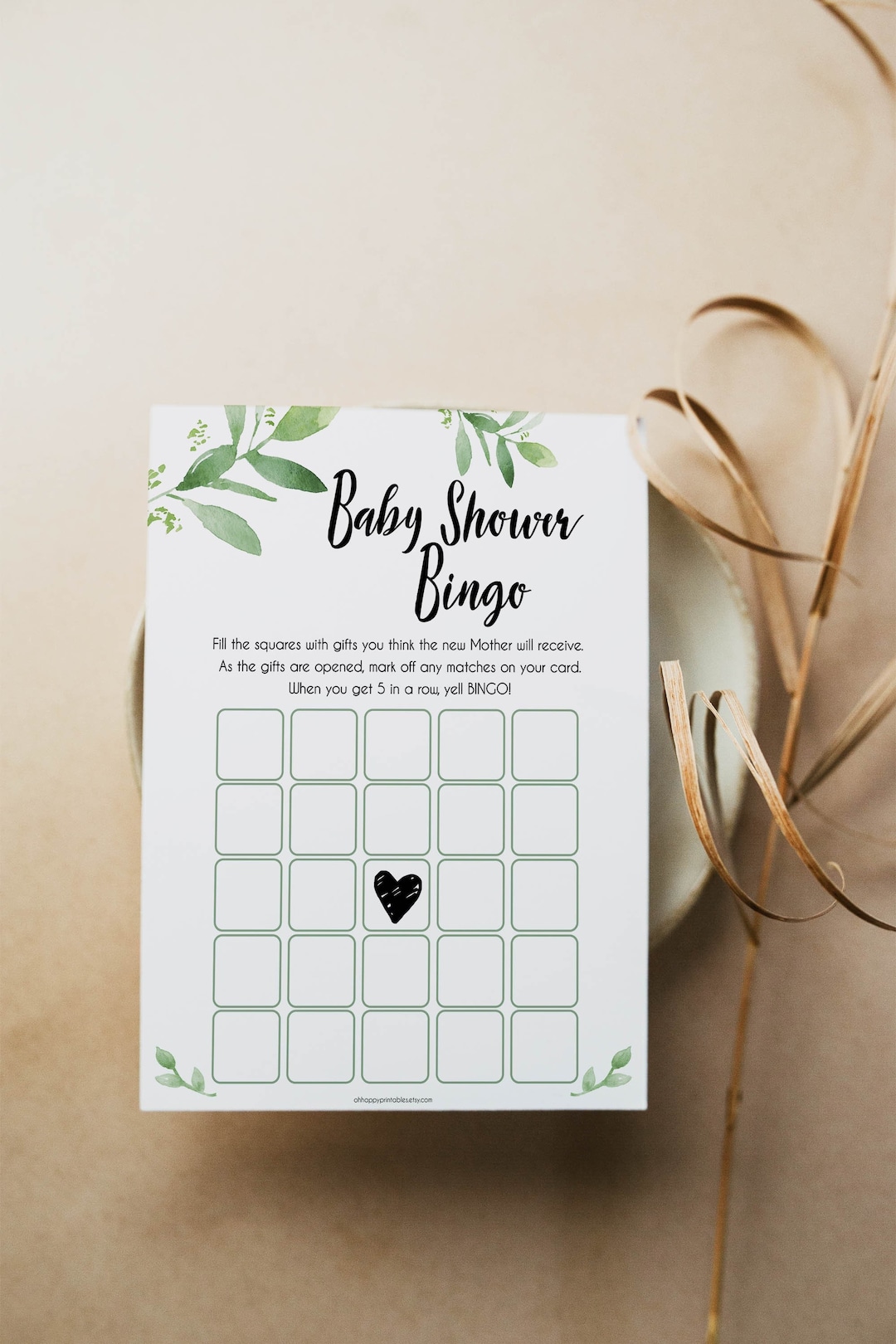 Baby Shower Bingo, Printable Baby Shower Games, Baby Bingo Game ...