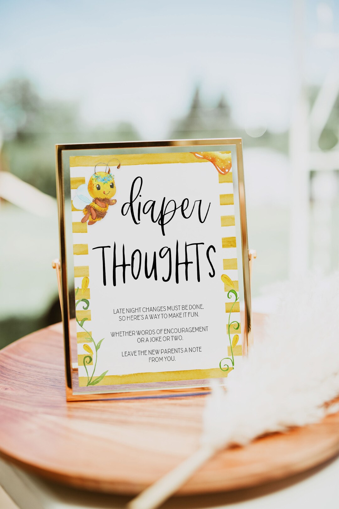Mommy to BEE Diaper Thoughts Sign the Diaper Late Night - Etsy