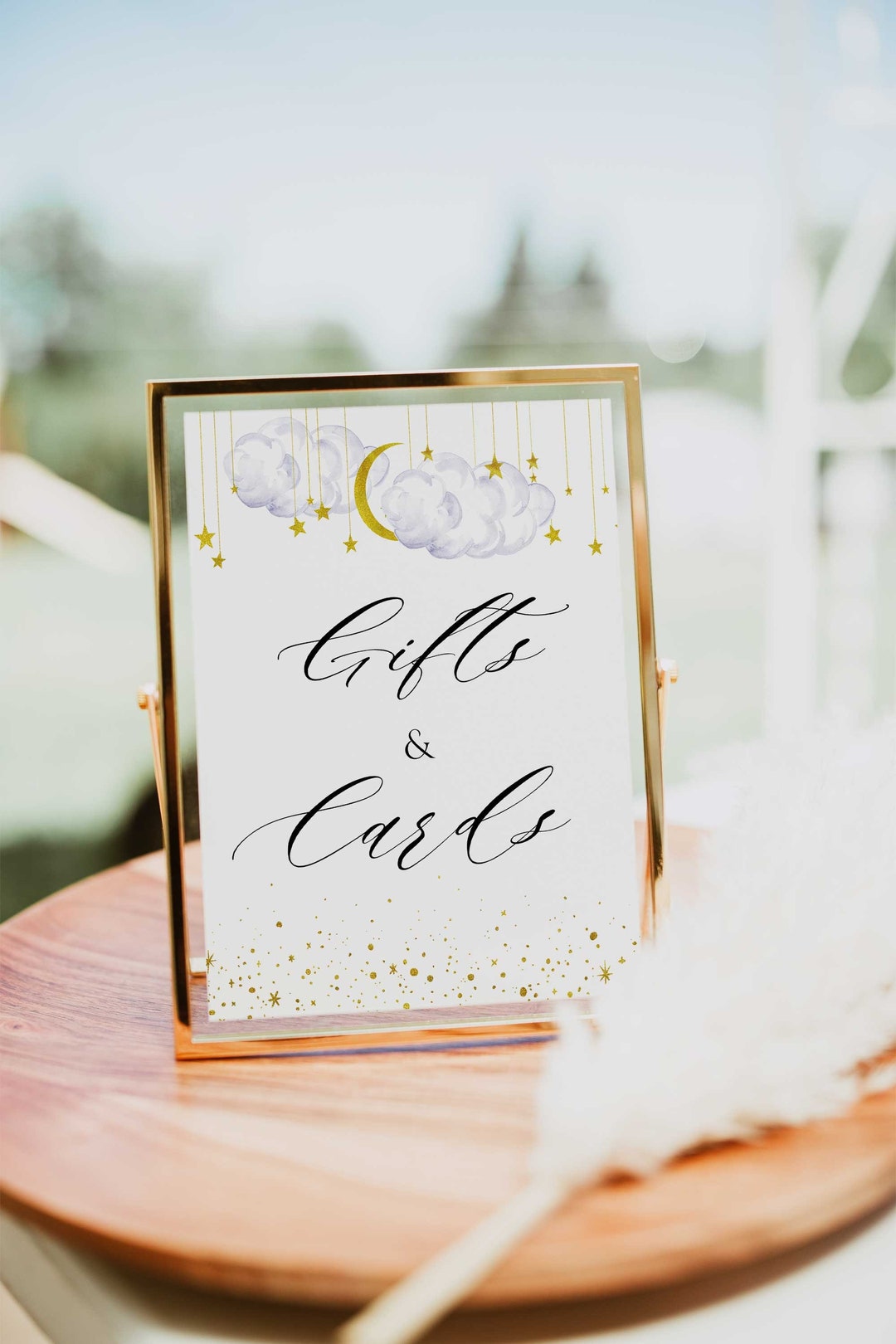 Twinkle Little Star Gifts & Cards Baby Shower Signs, EDITABLE Baby ...