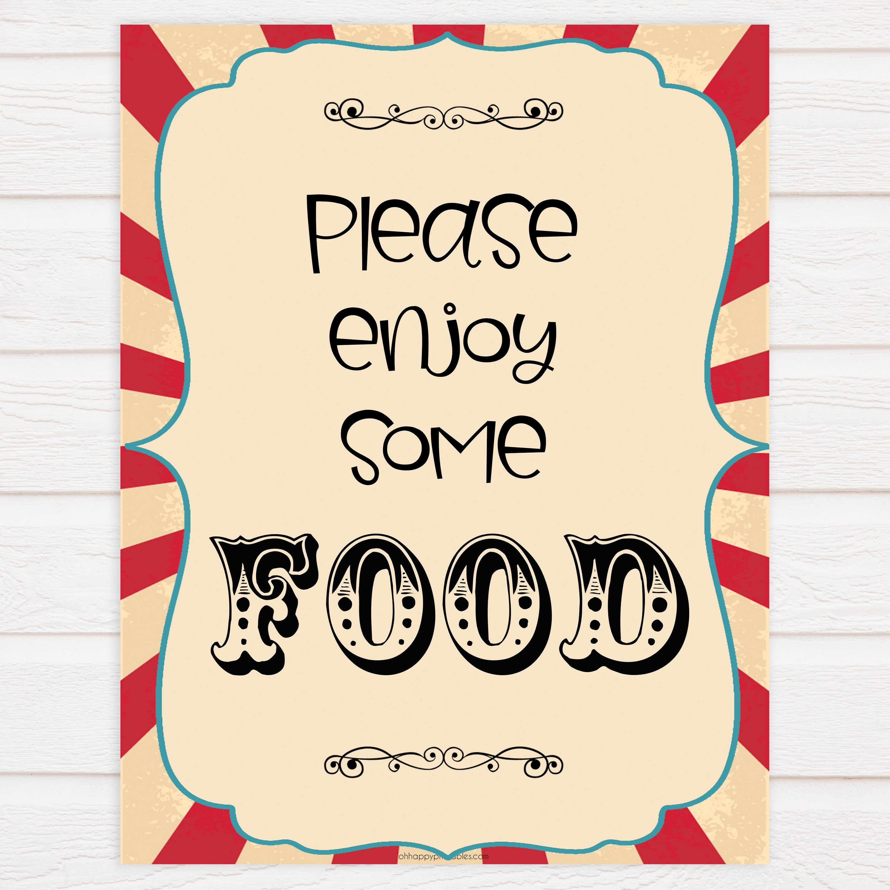 Circus Food Baby Shower Signs Carnival Food Baby Shower Sign - Etsy