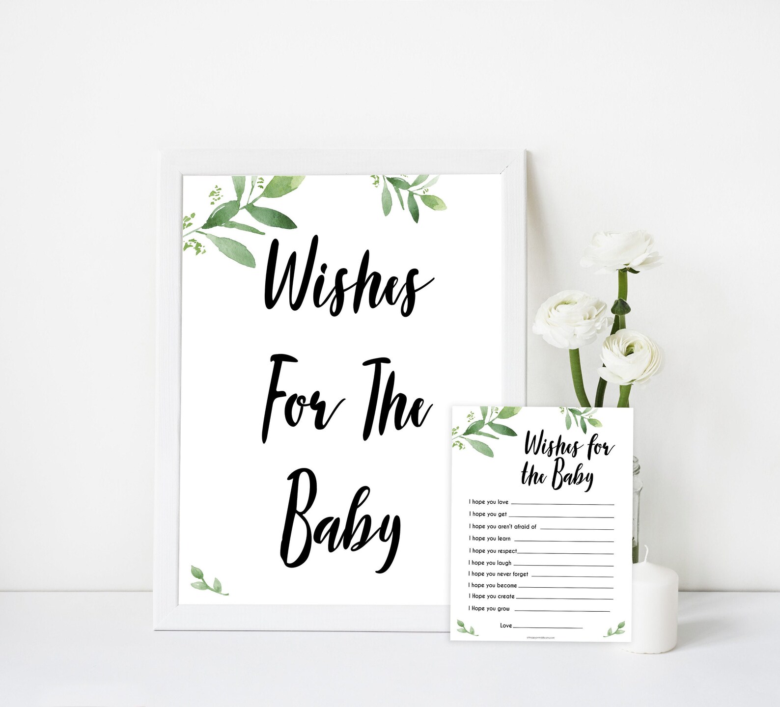 Wishes for the Baby Game Printable Baby Shower Games | Etsy