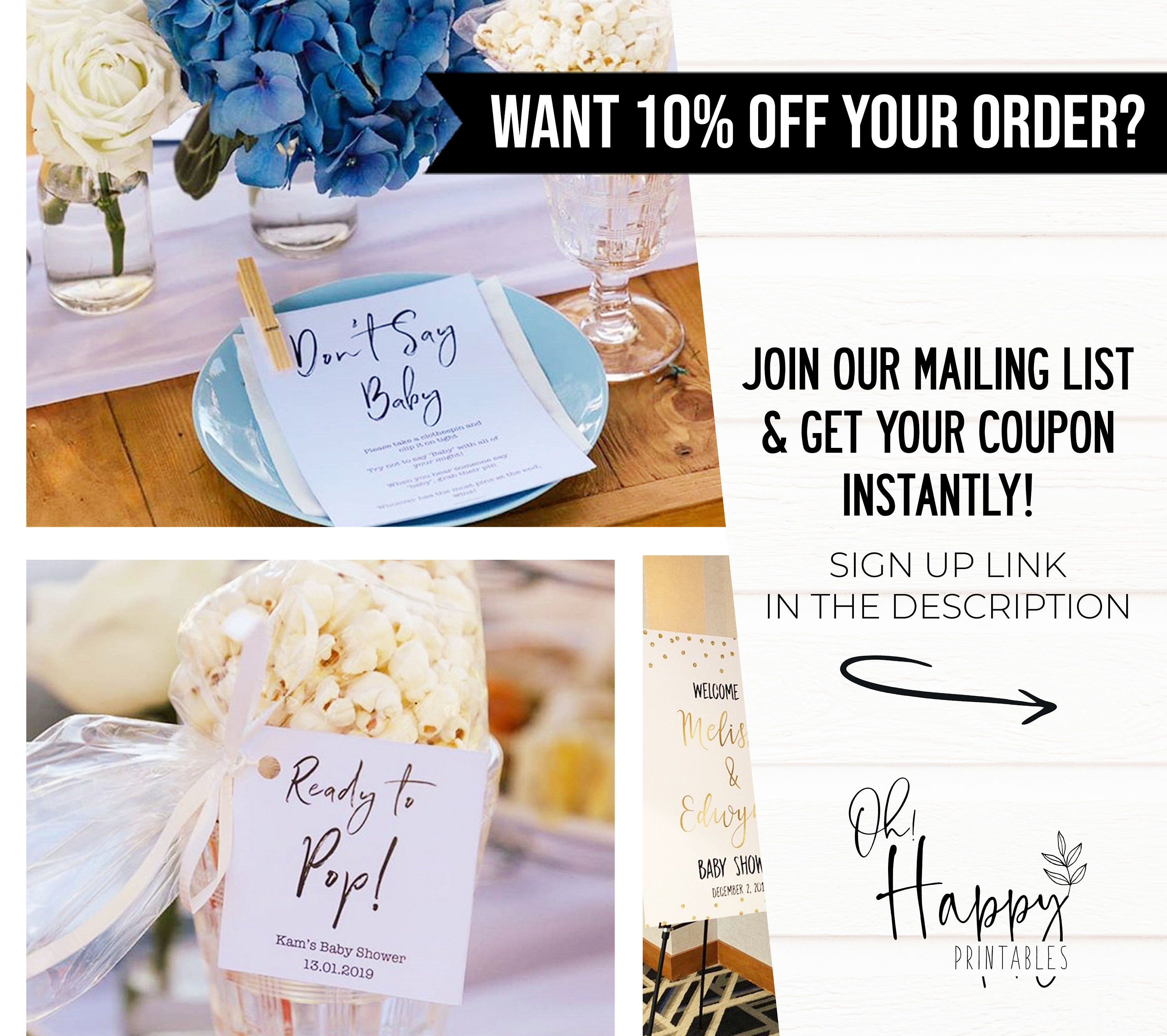 Floral Baby Shower Baby Shower Word Search Game Printable - Etsy