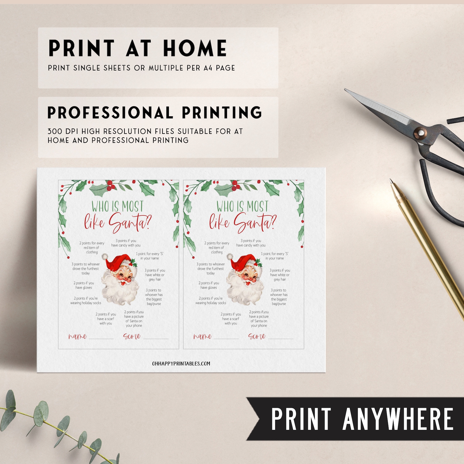 20 Christmas Games Bundle Christmas Party Games School - Etsy