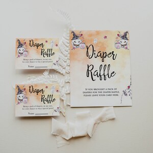 Halloween Pumpkin Diaper Raffle, Printable Baby Games, Diaper Game ...